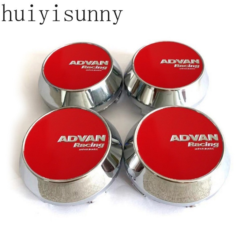 HYS 4pc 60/64/65/68/69MM ADVAN Racing Modified Wheel Center Cover Rim ...