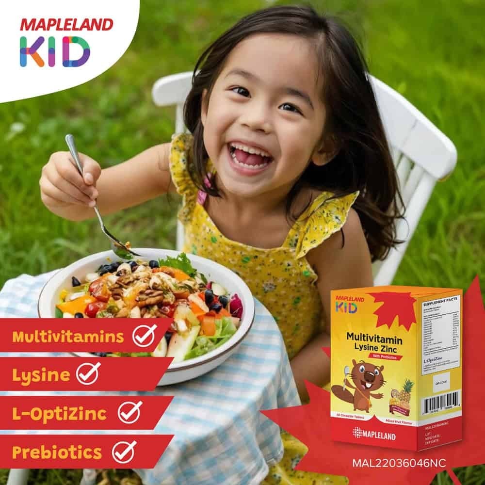 Alpro Pharmacy Exclusive - Mapleland Kid Multivitamin Lysine Zinc 10s x ...