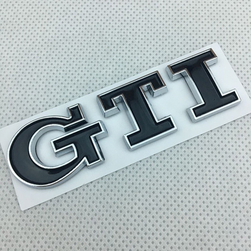 Metal GTI Car Stickers Suitable for Volkswagen POLO Golf 6 7 Car Logo ...