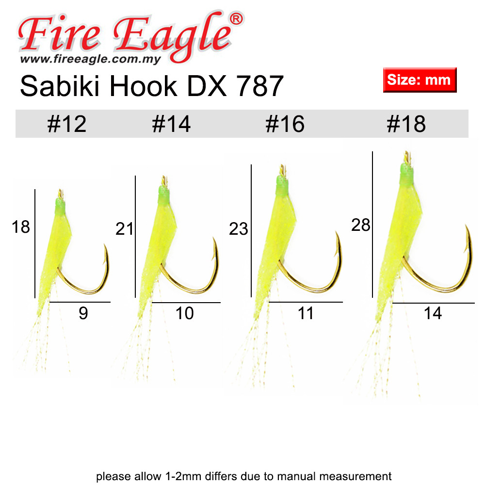 Fire Eagle Sabiki Hook Apollo DX 787 Pancing Dasar Bottom Laut ...