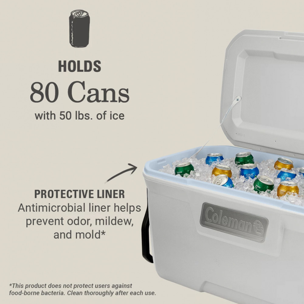 [81-95 LITRES] Coleman Cooler Box ATLAS 85QT 100QT Wheeled Tahan Sejuk ...