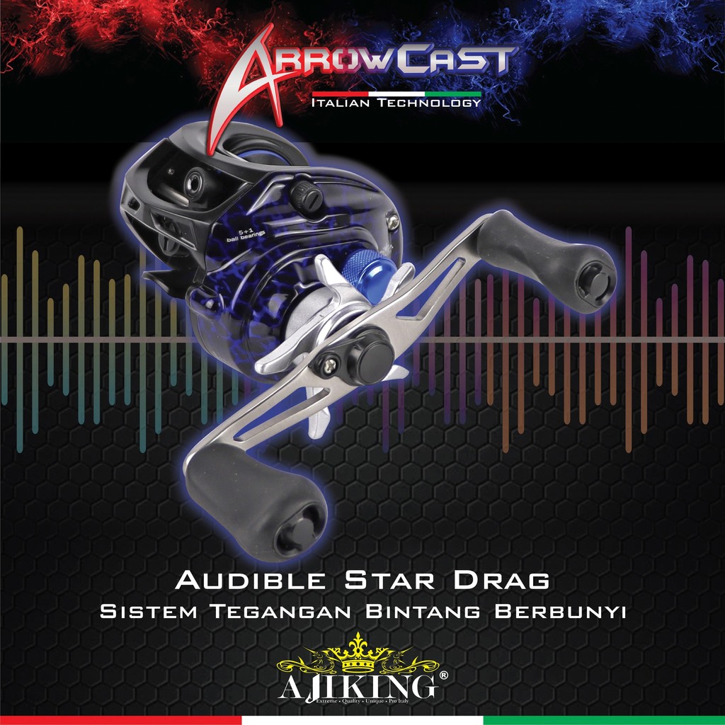 Ajiking Arrow Cast Mesin Pancing Baicasting | TCE Tackles BC Casting ...