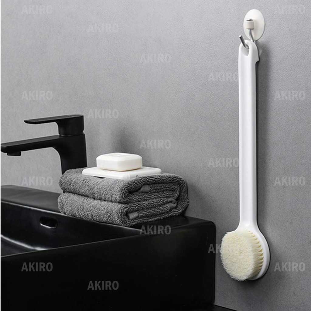 AKIRO Japanese Soft Shower Brush Back Skin Body Care Brush Berus Badan ...