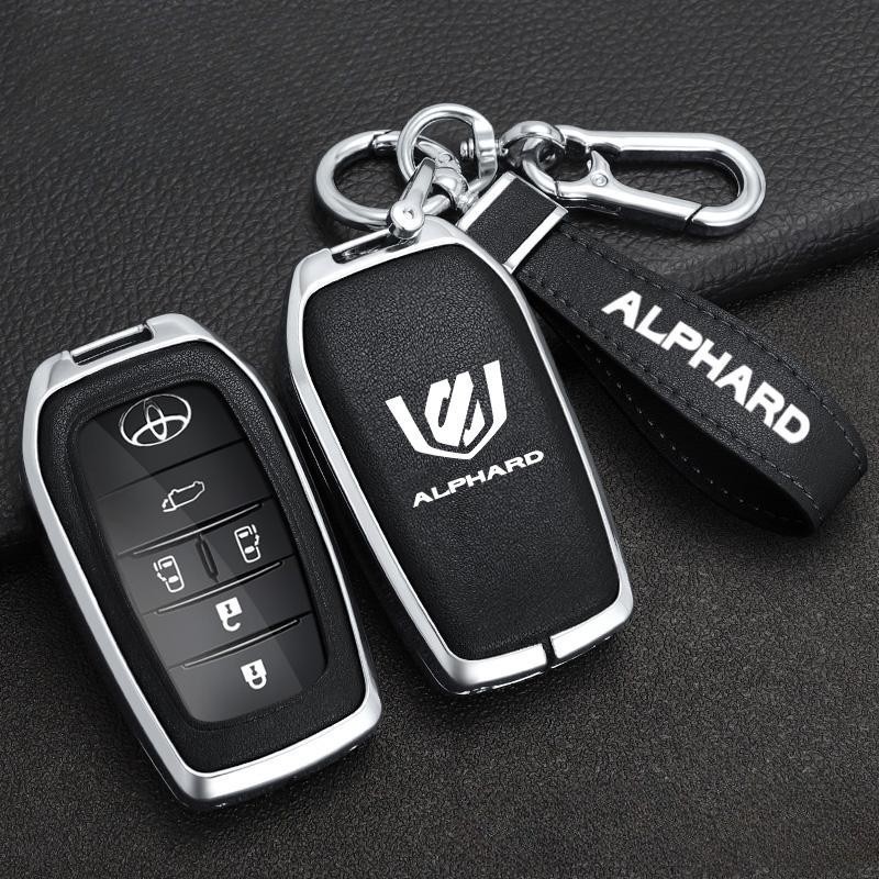 Metal Car Key Case Shell Fit for Toyota Alphard Protector Cover | Shopee Malaysia