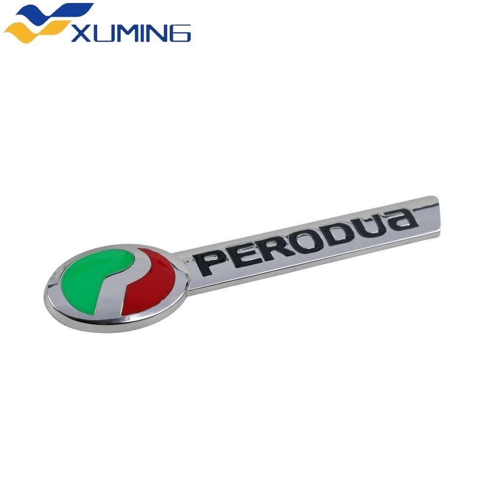 1 X 3D Metal PERODUA Letter Logo Car Auto Rear Trunk Emblem Badge ...