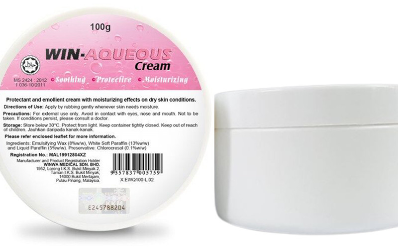 WIN-AQUEOUS Cream - Moisturizing for Eczema & Dry Skin (100g) | Shopee ...