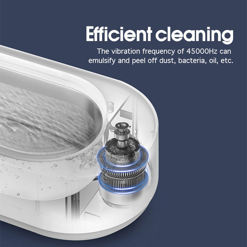 EraClean Ultrasonic Cleaner Machine 45000Hz High Frequency Vibration ...