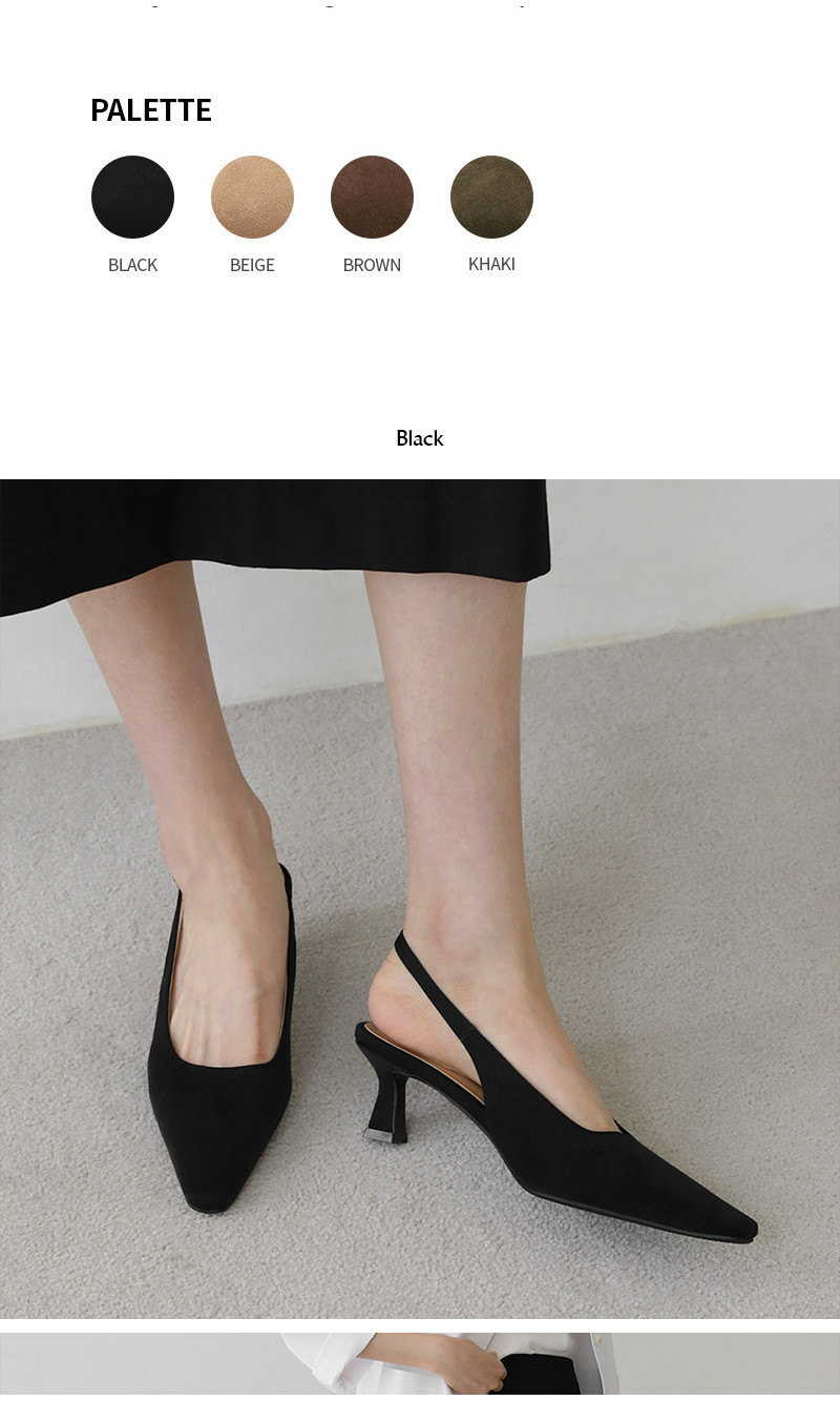 [SAPPUN] Moavin Square Slingback Heels (5cm) | Shopee Malaysia