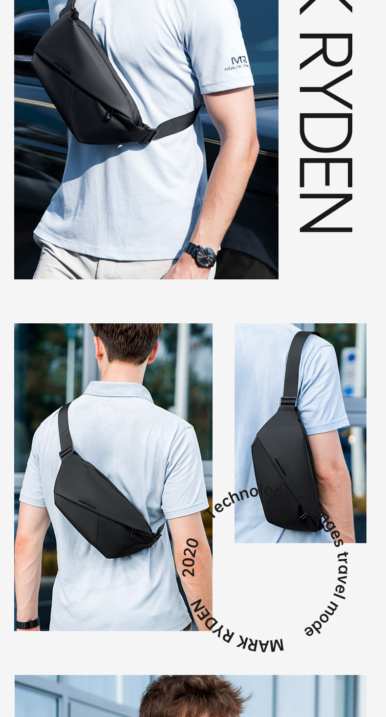 MARK RYDEN Pouch Bag Men Cross Body Bags Splash Proof Beg Sandang ...