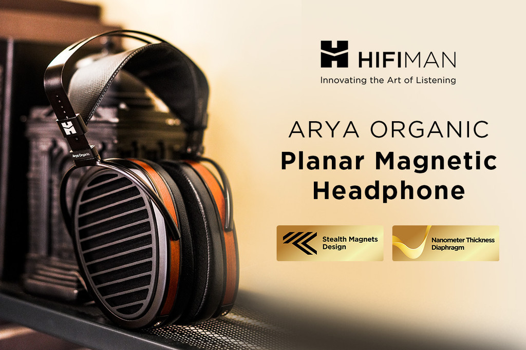 Hifiman Arya Organic, Open Back Headphones: Stealth Magnets Over-Ear ...