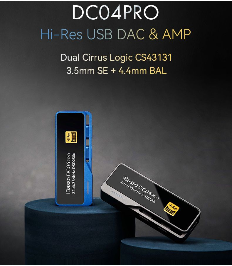 iBasso DC03 Pro and DC04 Pro, Portable DAC and Amplifier: 2023 Edition MQA USB DAC/AMP (DC 03 ...