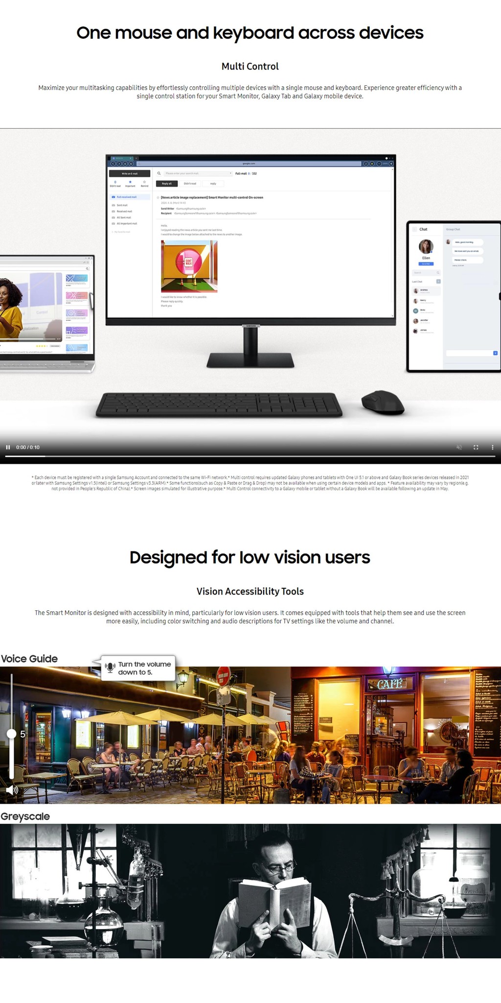 Samsung 32" M5 FHD Smart Monitor | Eye Saver| PC Experience with ...