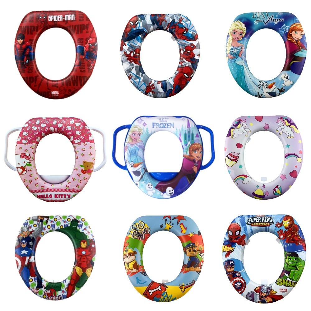 Jamban Budak Potty Training Toilet Seat Boy Girl Hello Kitty Spiderman ...