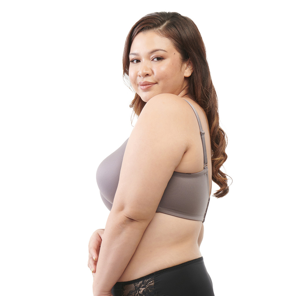 XIXILI CADY SEAMLESS T-SHIRT BRA - GREY | Shopee Malaysia