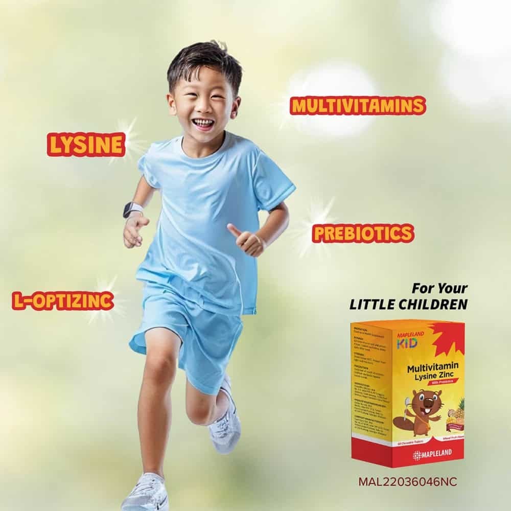 Alpro Pharmacy Exclusive - Mapleland Kid Multivitamin Lysine Zinc 10s x ...