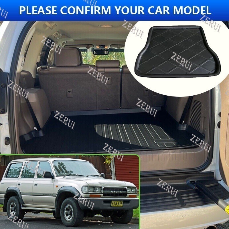 ZR For Trunk Mat For Toyota Land Cruiser 80 J80 FJ80 LC80 Lexus LX 450 ...
