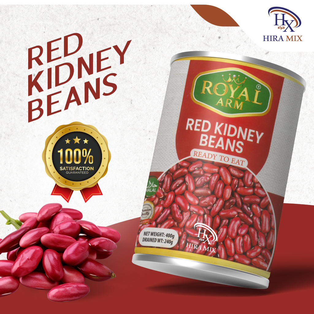 Royal Arm Red Kidney Beans White Beans 400g | Shopee Malaysia