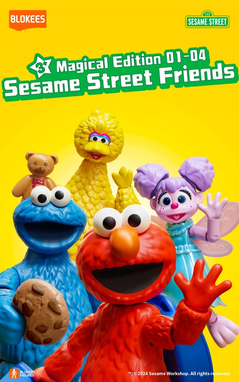 Mainan Model Plastik - Blokees Sesame Street Friends Model Kit | Shopee ...