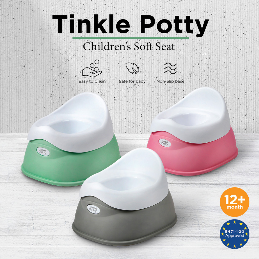 Sweet Cherry PT05 Tinkle Potty Portable Stable Toilet Training With Non ...