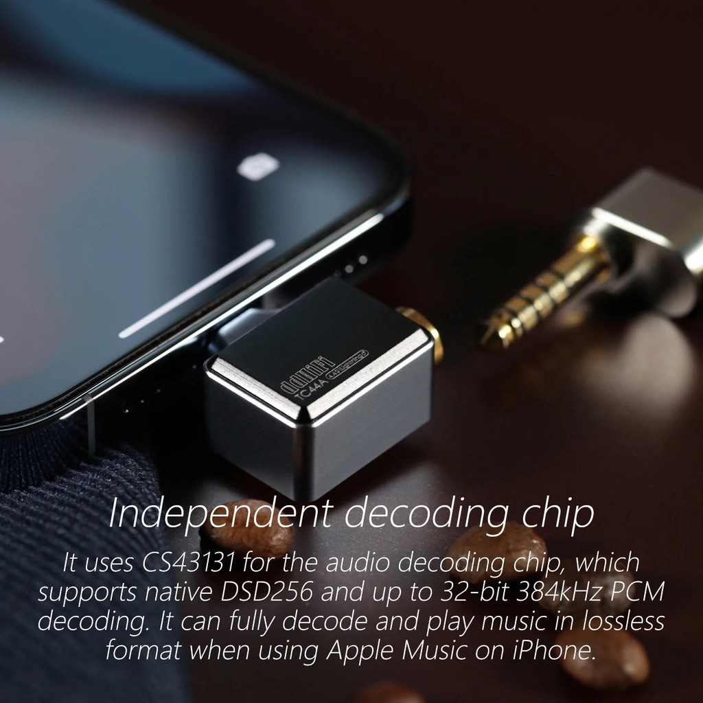ddHifi TC44A, USB-C to 4.4mm DAC Adapter: 4.4mm Plug, Type C, CS43131 ...