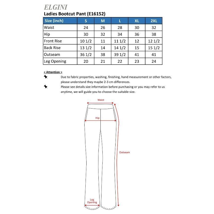 [Shopee Choice] ELGINI E16152 Ladies Bootcut Pant | Shopee Malaysia