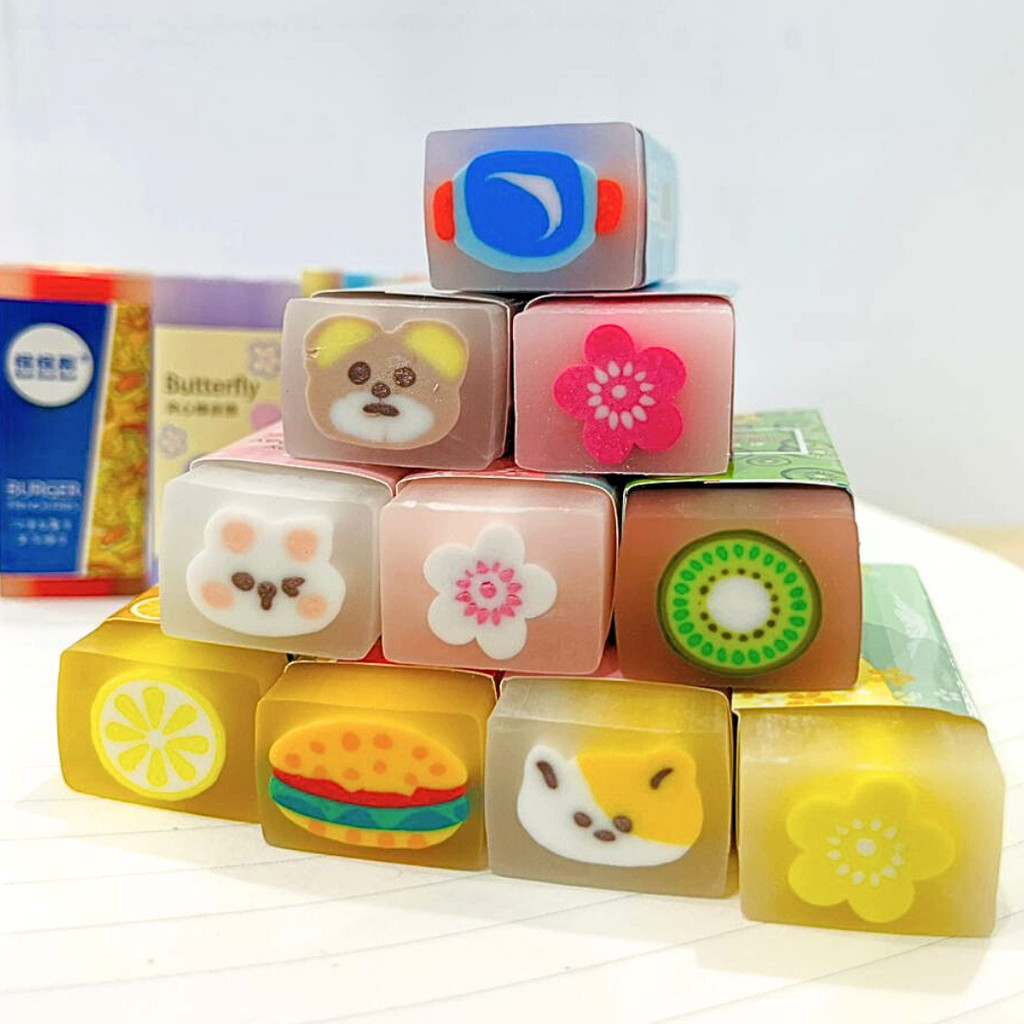 ITOSHI Cute Eraser Pemadam Comel Exam Pencil Correction Animal Space ...