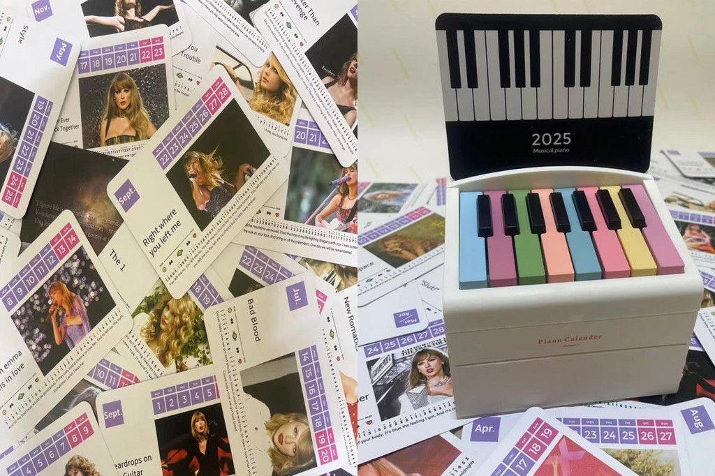 [stylishlife] Playable Piano Calendar with Songs Piano Calendar with ...