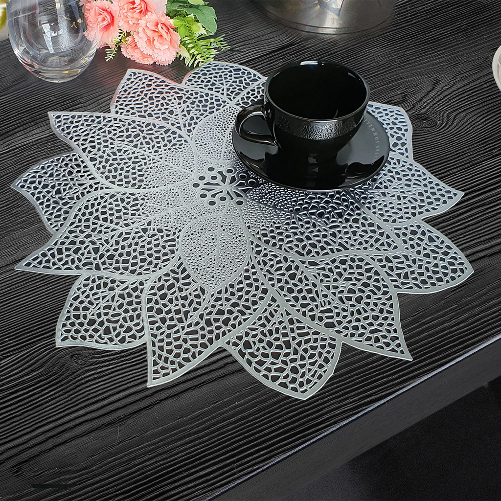 Alas Meja Pinggan Makan Bunga Flower Rose Table Mat Placemat 2025 Deco ...