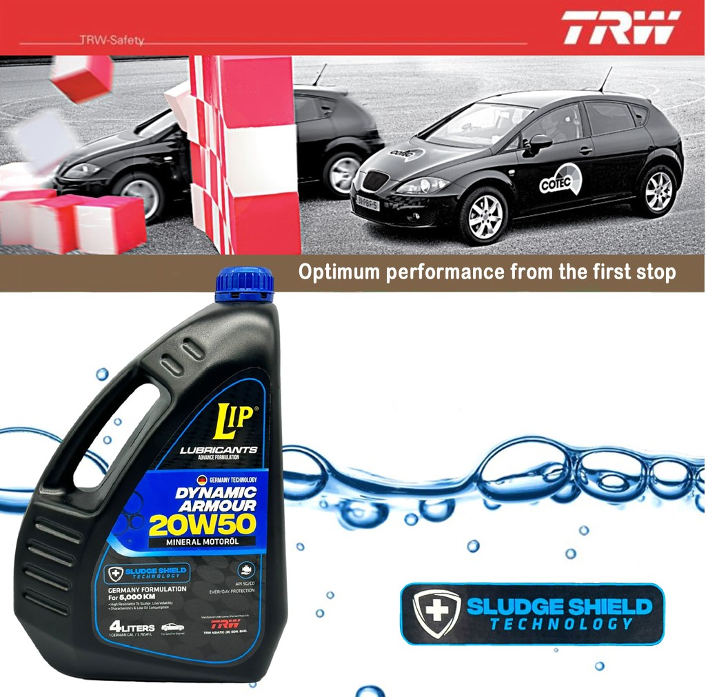 LIP by TRW | 20W50 Engine Oil API SG / CG Lubricants Mineral Motor Oil ...