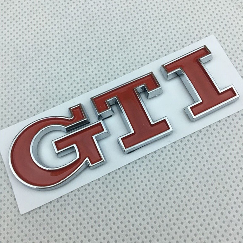 Metal GTI Car Stickers Suitable for Volkswagen POLO Golf 6 7 Car Logo ...