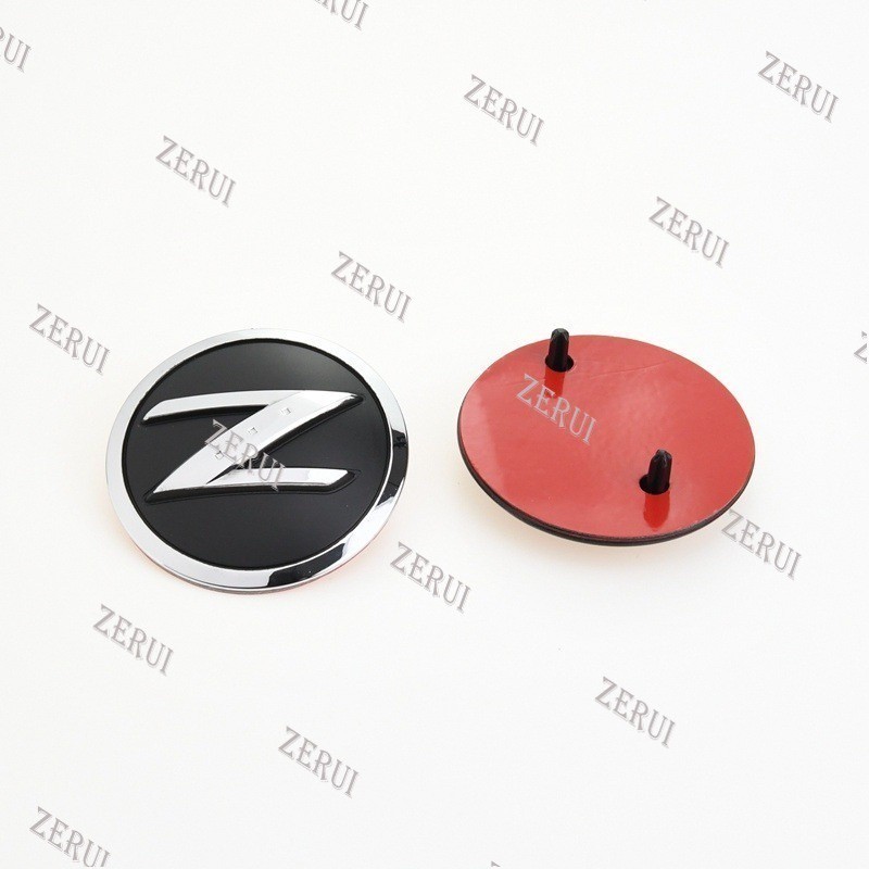 ZR For 3D Car Sticker FAIRLADY 350Z 370Z Logo Emblem Badge Front Grille ...
