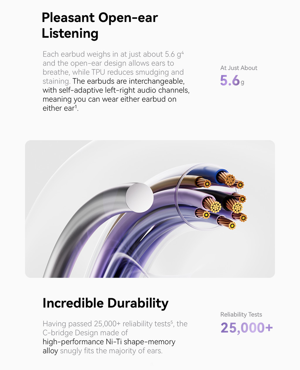 HUAWEI FreeClip Earphone | C-bridge Design | Open-ear listening ...