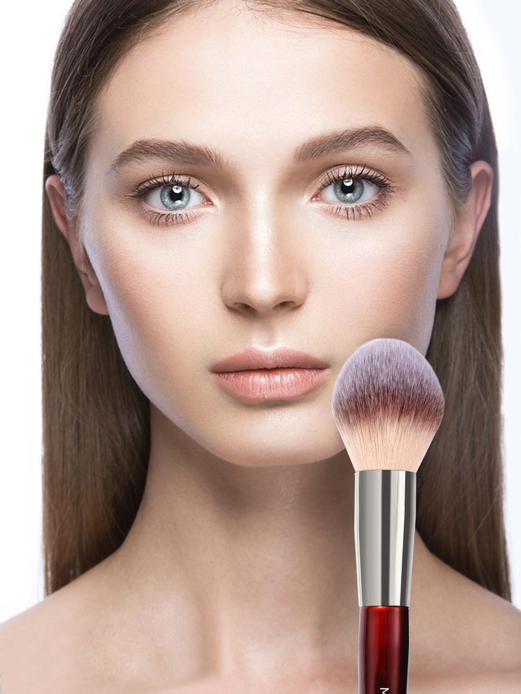 MAANGE Berus Make up Multifunction Foundation Brush Loose Powder Brush ...