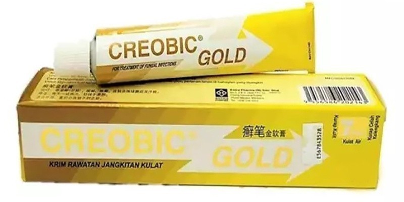 CREOBIC GOLD Antifungal / AntiPanau Terbinafine Cream (10gm) | Shopee ...