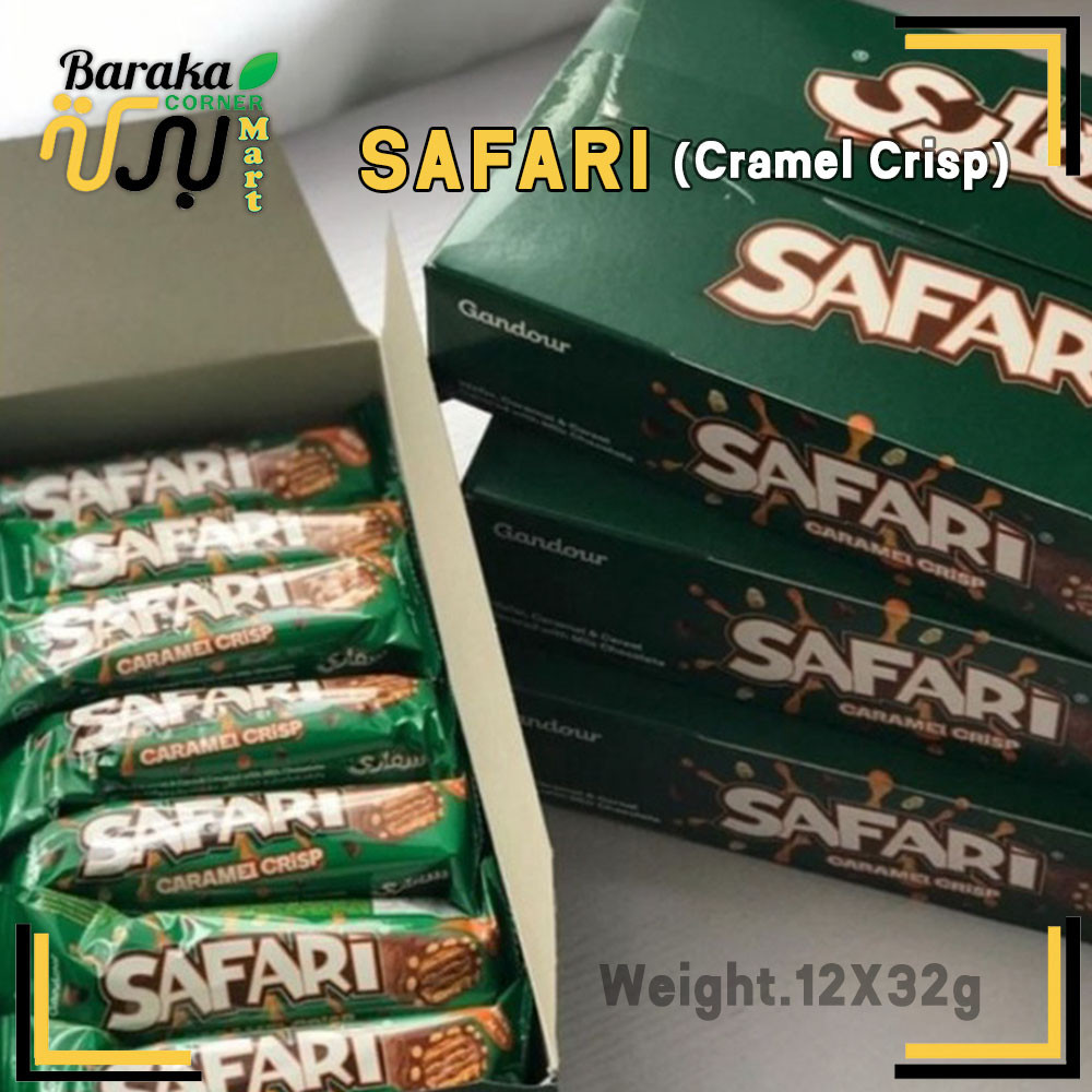 Coklat Safari Chocolate | (Caramel Crisp) Saudi Import New Stock 32g ...
