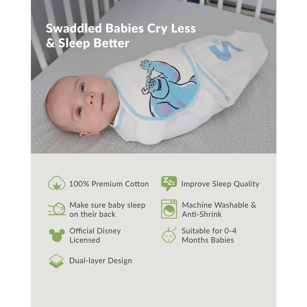 Mamaway Disney Princess Cocoon Baby Swaddle Wrap (2 Pack) | Shopee Malaysia
