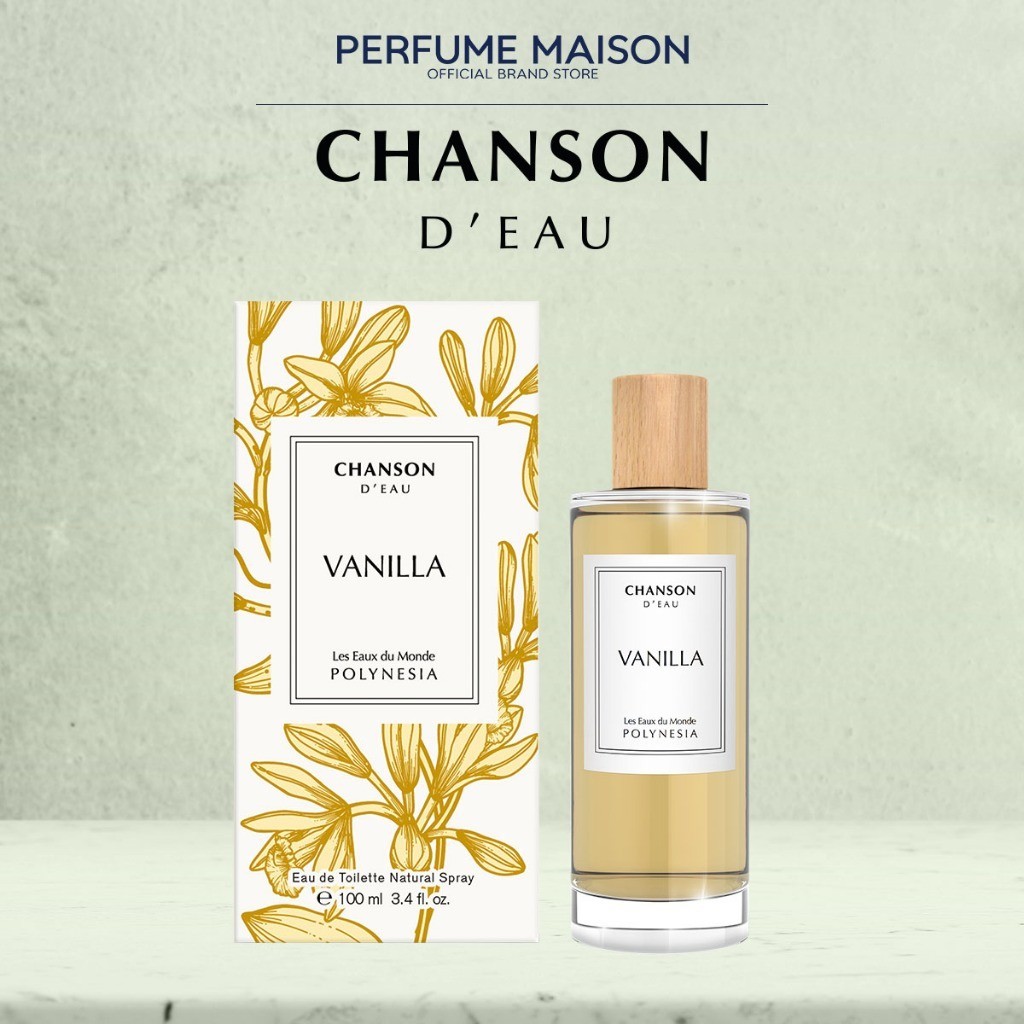 Chanson Vanilla Polynesia Eau De Toilette 100ml - Warm & Comforting ...