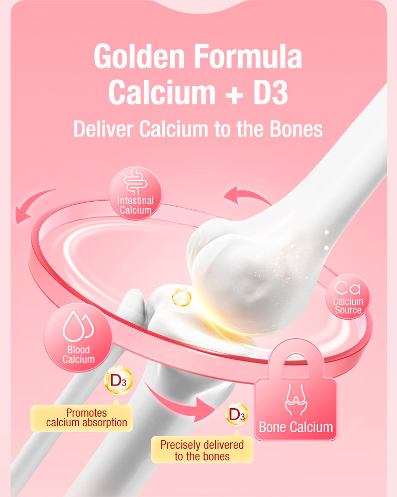 【Official】Unichi Calcium Vitamin D3 Teddi Lab Gummy (60 Gummies ...