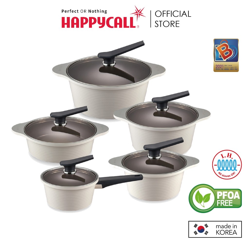 HAPPYCALL ONDE IH 28CM JUMBO STOCK POT - White / 3003-1236 | Shopee ...