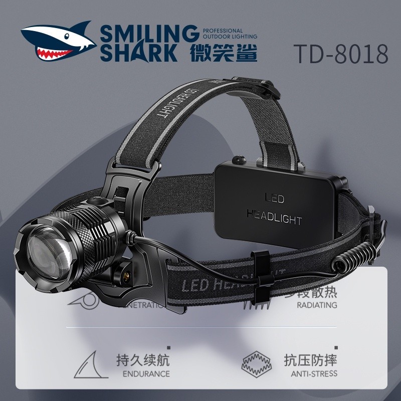 SMILING SHARK Led Head Lamp M77 8400 Lumens Ultra Bright Headlamp with ...
