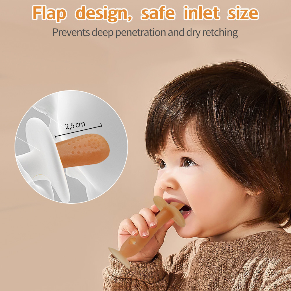Bevavar Baby Soft Silicone Teether Molar Stick Teether Baby Training ...