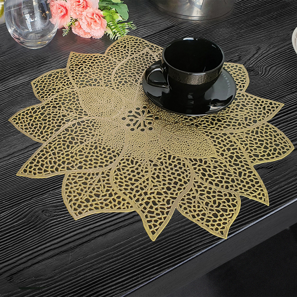 Alas Meja Pinggan Makan Bunga Flower Rose Table Mat Placemat 2025 Deco ...