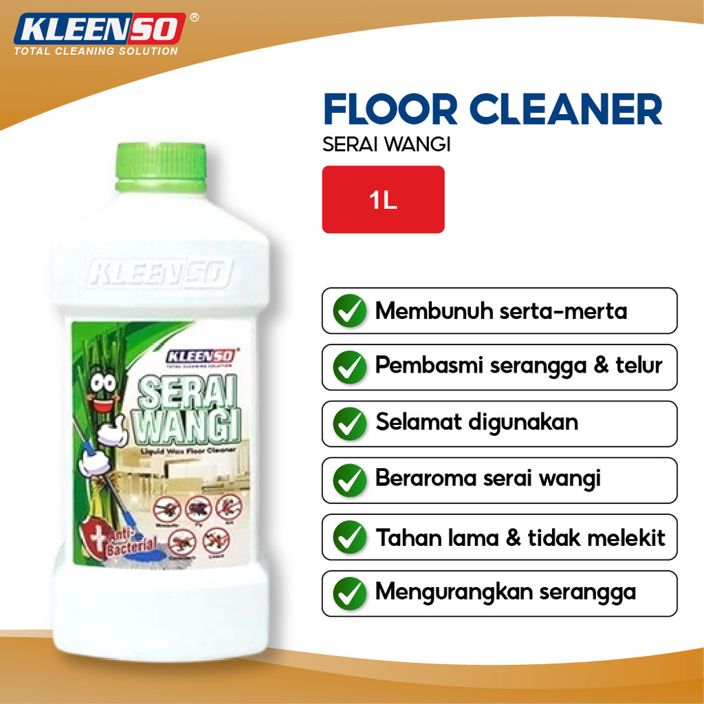 KLEENSO Bundle SET Eco Sensitive Dishwashing + Serai Wangi Liquid Wax ...