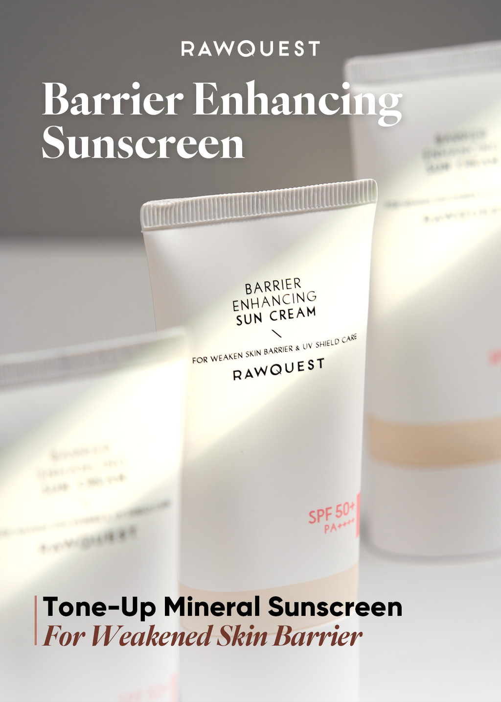 RAWQUEST Barrier Enhancing Sunscreen SPF 50+ PA++++ (50ml) | Shopee Malaysia