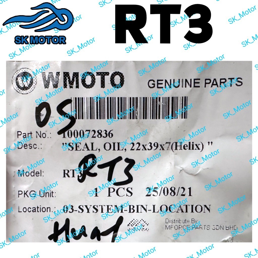 WMOTO RT3 RT3S N1 Original Cylinder Block Head Gasket Left Right ...