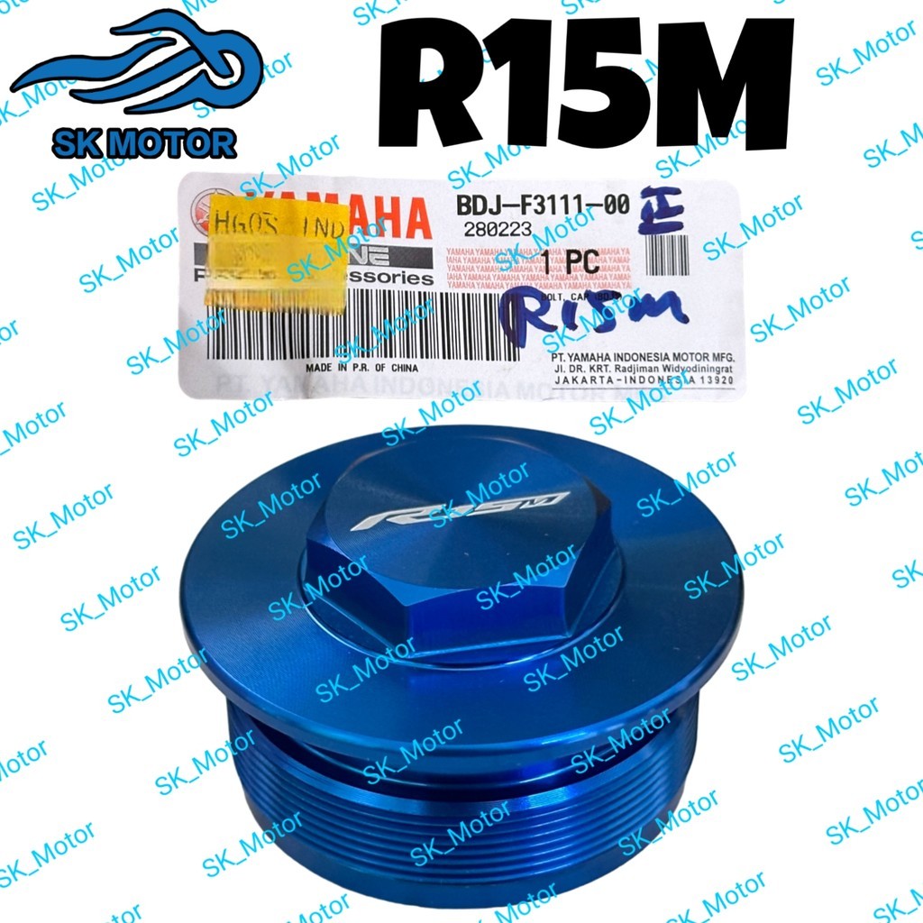 Yamaha YZF-R15 R15M Original Cap Bolt O-Ring Front Fork Nut Bolt ...