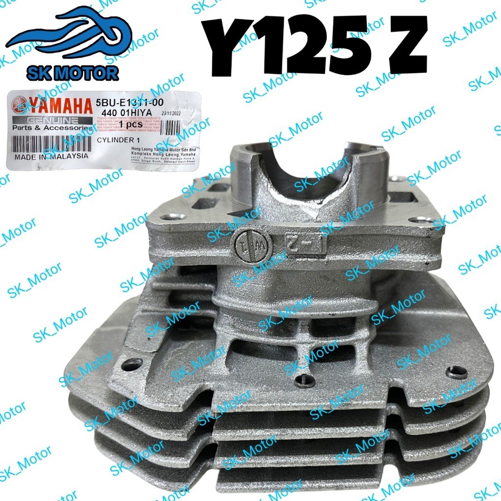 Yamaha Y125Z Y125ZR 125Z 125ZR Y125 Original Cylinder Block Set With Piston Ring Block Only 5BU ...
