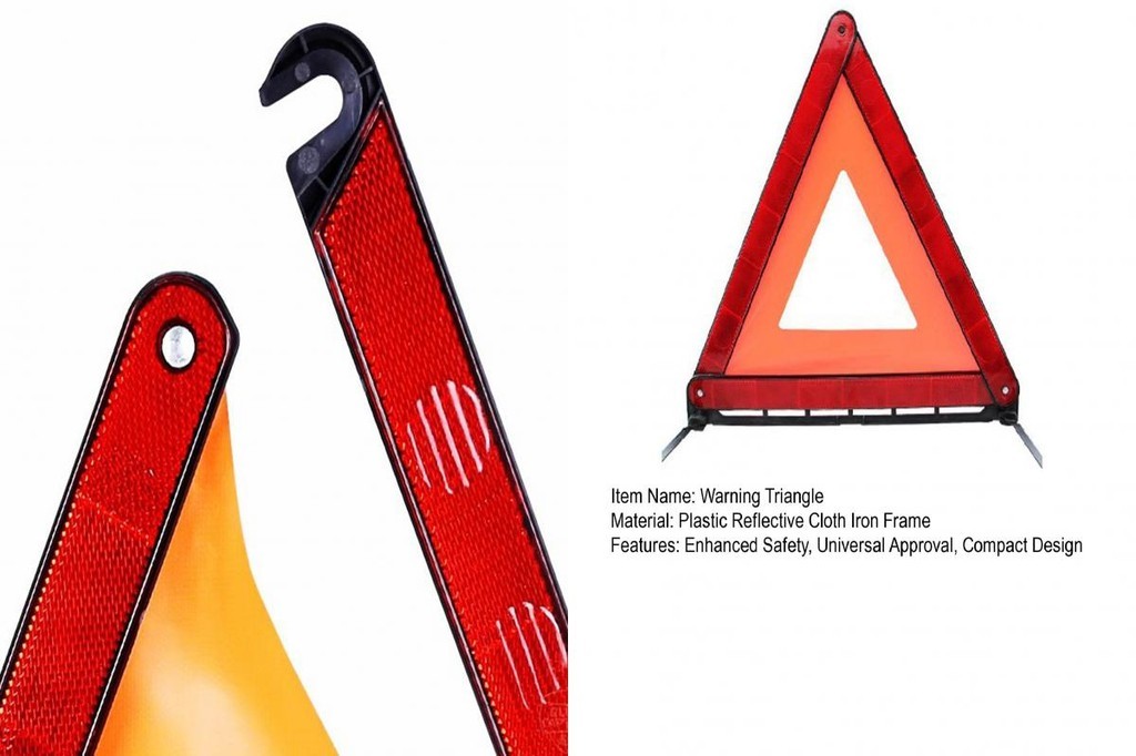 BLR_ Collapsible Emergency Warning Triangle European Approved Safety ...