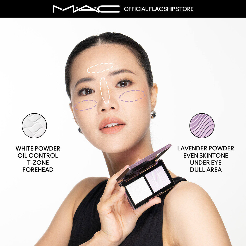 MAC Studio Fix Pro Set + Blur Pressed Powder Duo Loose Powder For Oil ...