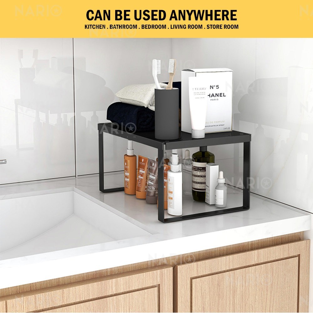NARIO Kitchen Cabinet Shelf Insert Unit Rak Dapur Desktop Table ...